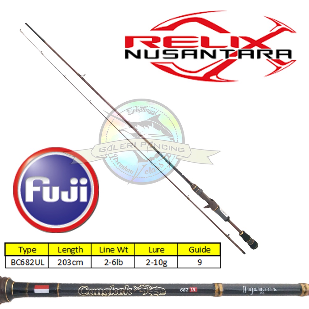 Jual Joran BC UL Relix Nusantara Cangkek Gen S BC 682UL 2-6lb | Shopee Indonesia