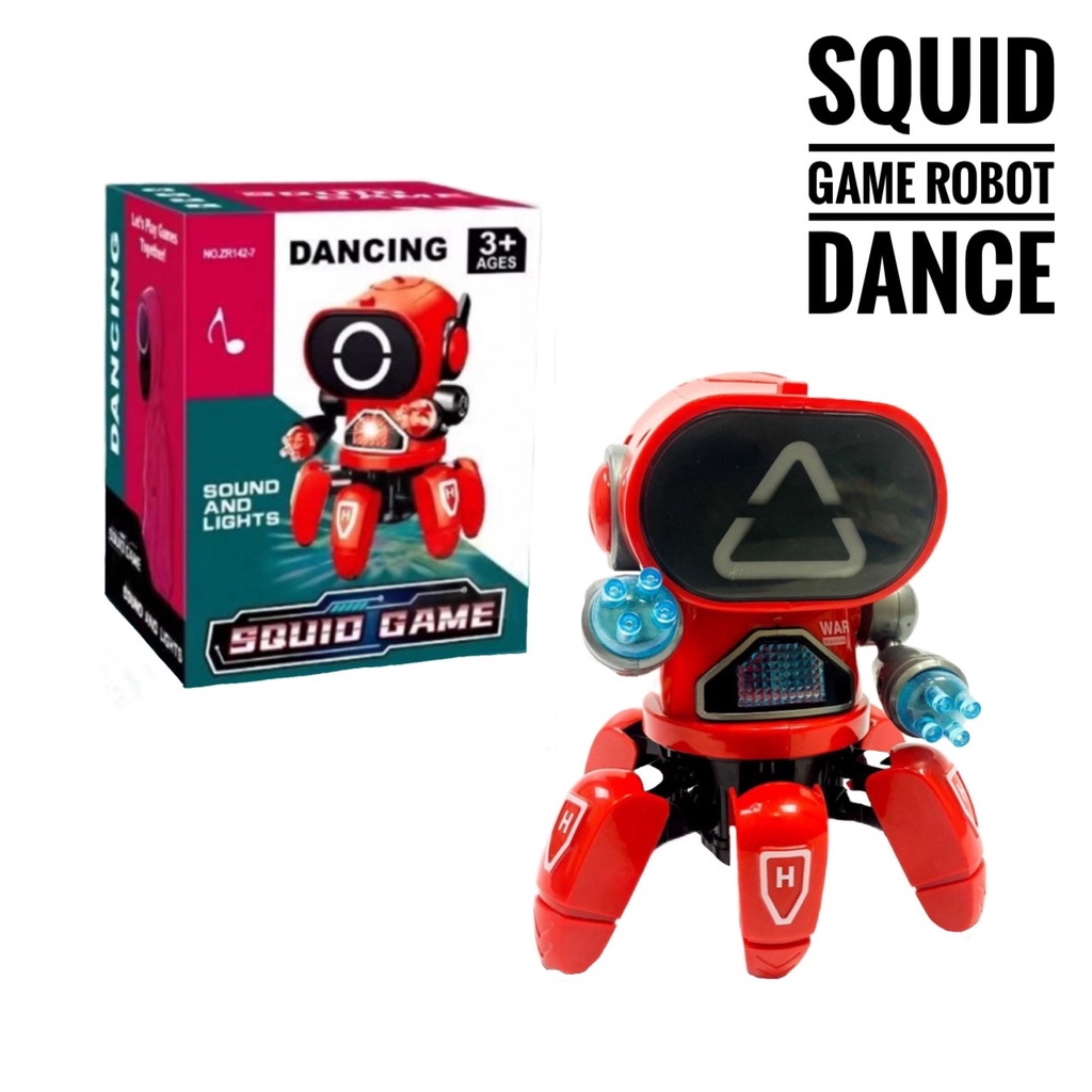 Jual Squid Game Robot Dance (Mainan Anak/ Robot Joget) | Shopee Indonesia