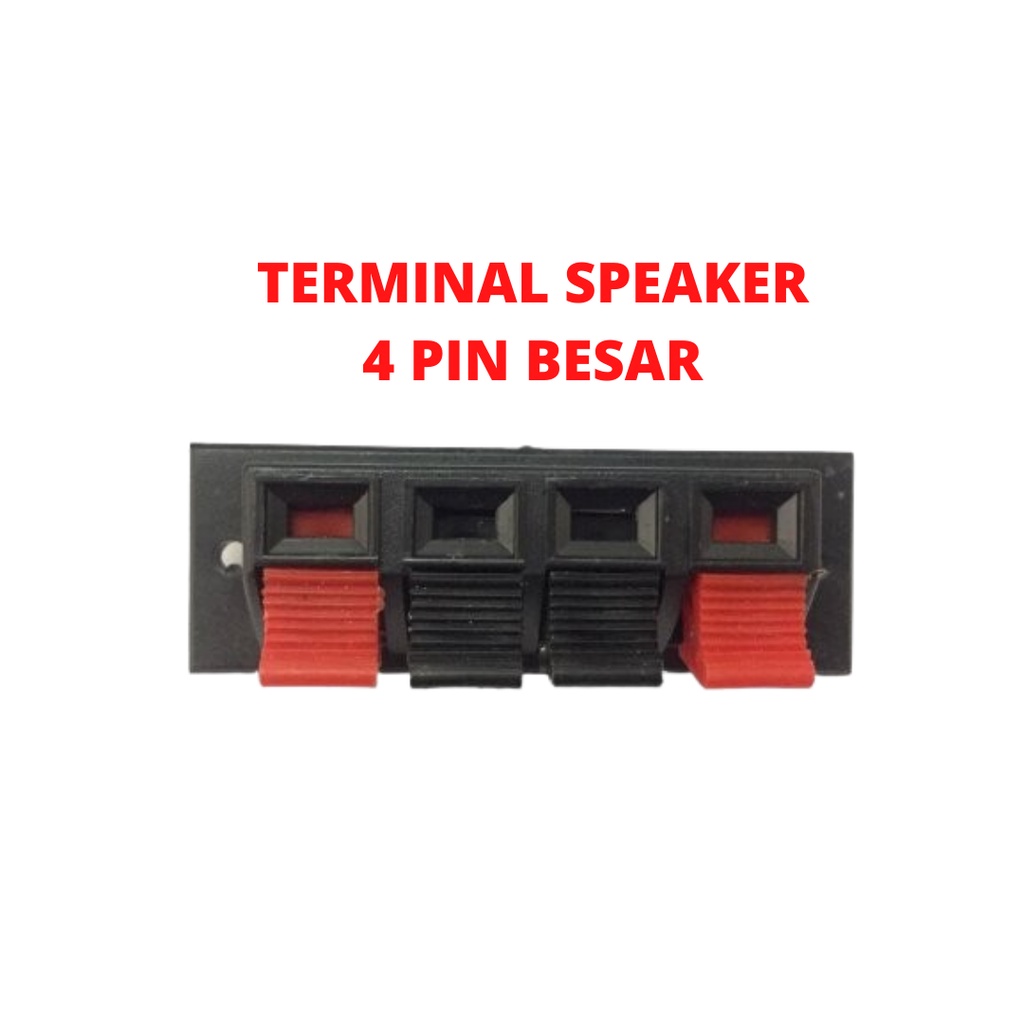 Jual TERMINAL SPEAKER JEPIT 4 PIN BESAR "TERMINAL SPIKER" "TERMINAL ...