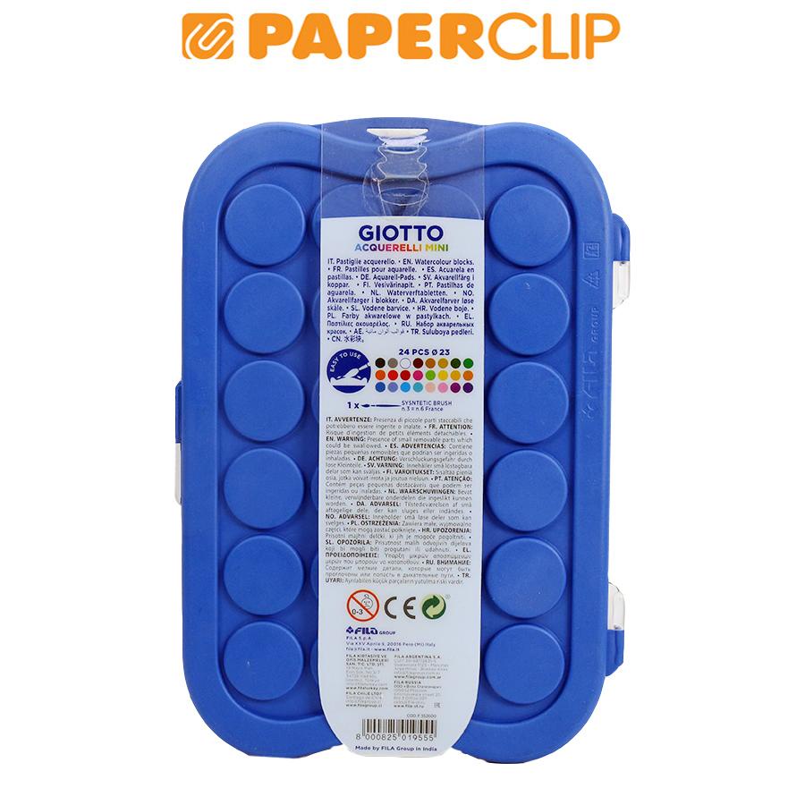 Jual WATERCOLOR GIOTTO ACQUERELLI MINI 352600 24C | Shopee Indonesia