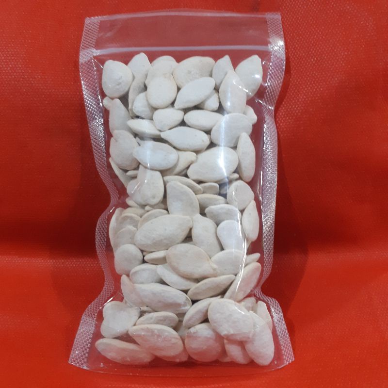 Jual Kuaci putih 100gr Kwaci putih , Roasted biji labu pumpkin | Shopee ...