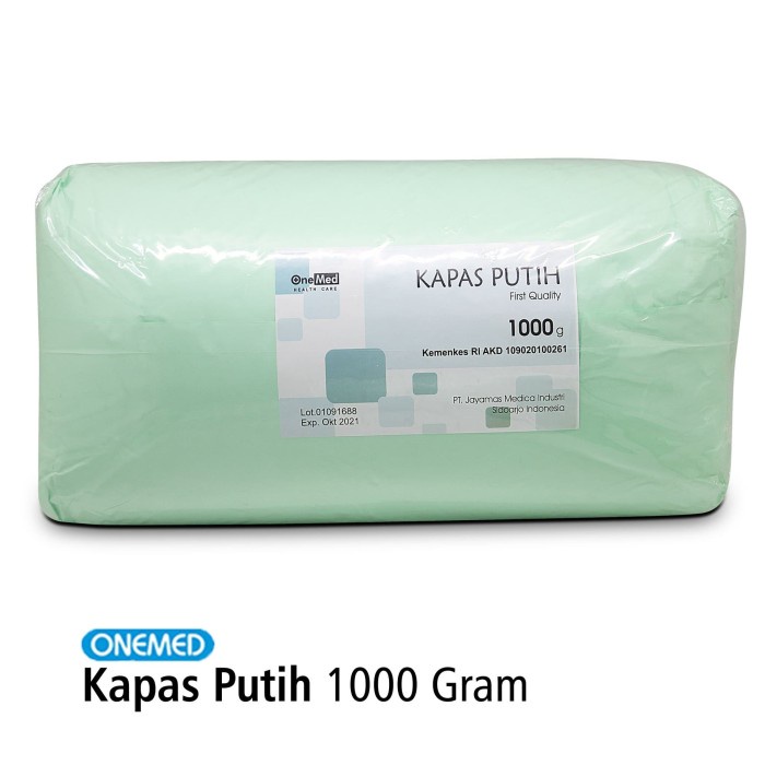 Jual Kapas Putih Gulung 1000 Gram / Kapas Onemed / Kapas Putih 1KG ...