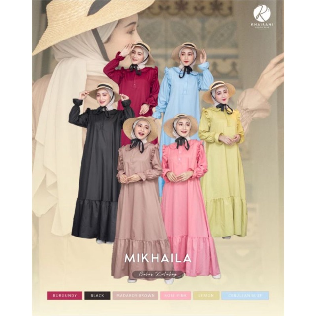 Jual MIKHAILA DRESS BY KHAIRANI | Shopee Indonesia