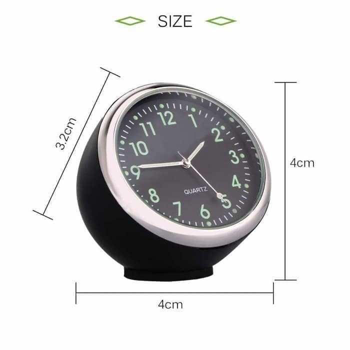 Jual Jam Analog Mobil Jam Interior Mobil Quartz Car Dashboard Classic ...