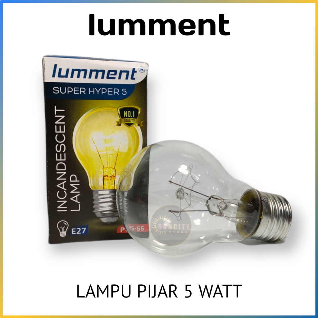 Jual Lumment Lampu Pijar 5 Watt - Cahaya Kuning | Shopee Indonesia