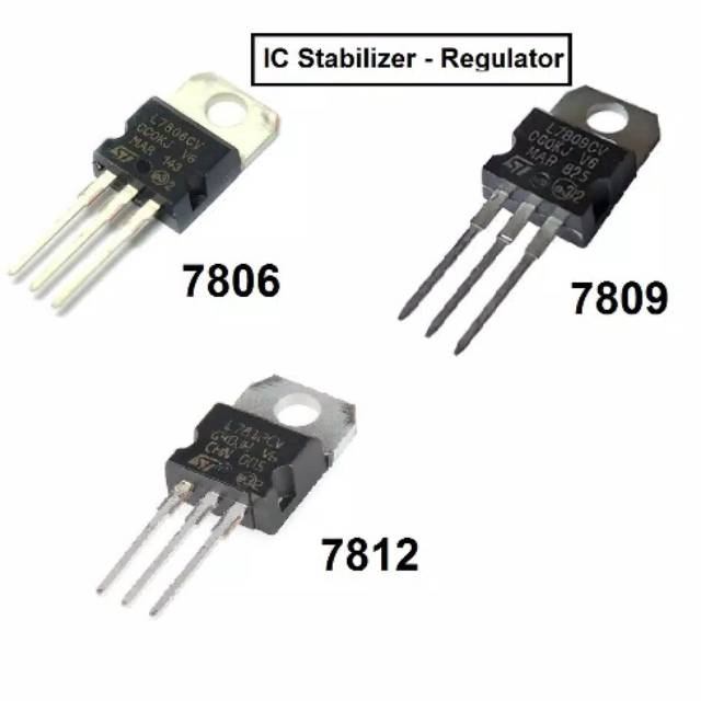 Jual Ic stabilizer regulator. Stabilizer transistor stabililizer 7812 ...