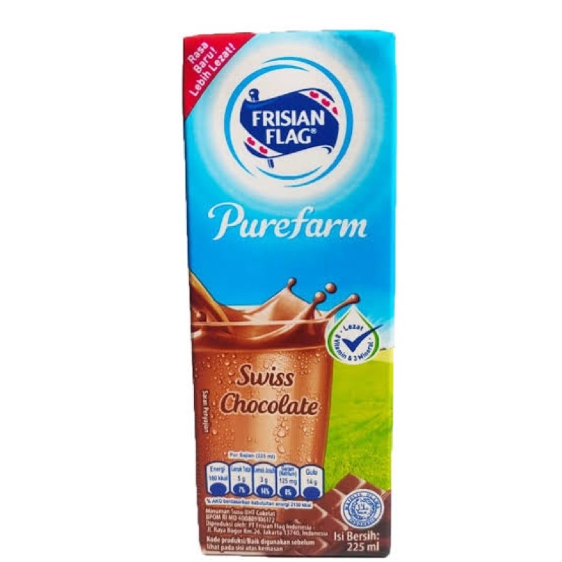 Jual SUSU FRISIAN FLAG SWISS chocolate 225ml | Shopee Indonesia