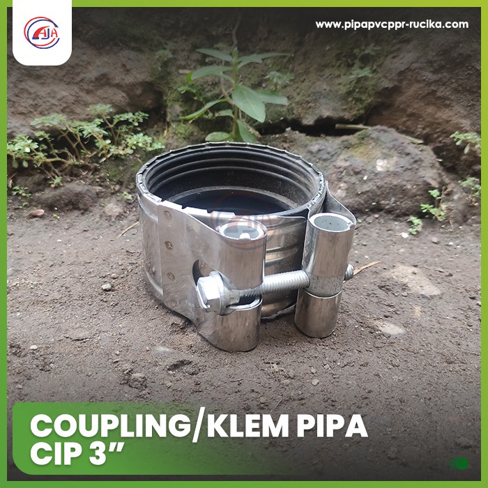 Jual Coupling/Klem Pipa CIP (Cast Iron) 3 inch / Klem Pipa 3" CIP ...