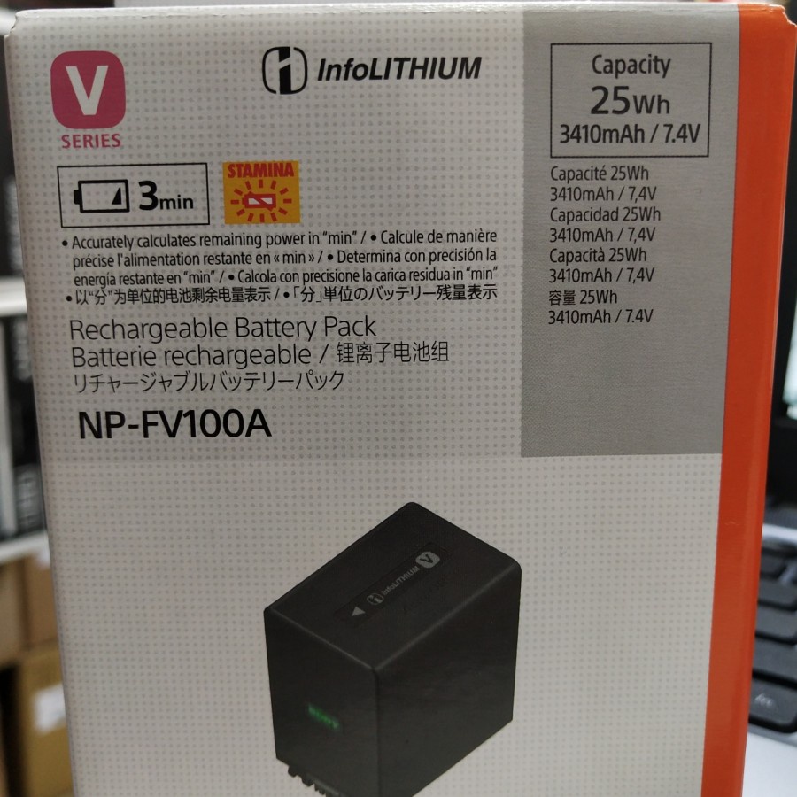 Jual Baterai Sony NP-FV100A Lithium Original | Shopee Indonesia