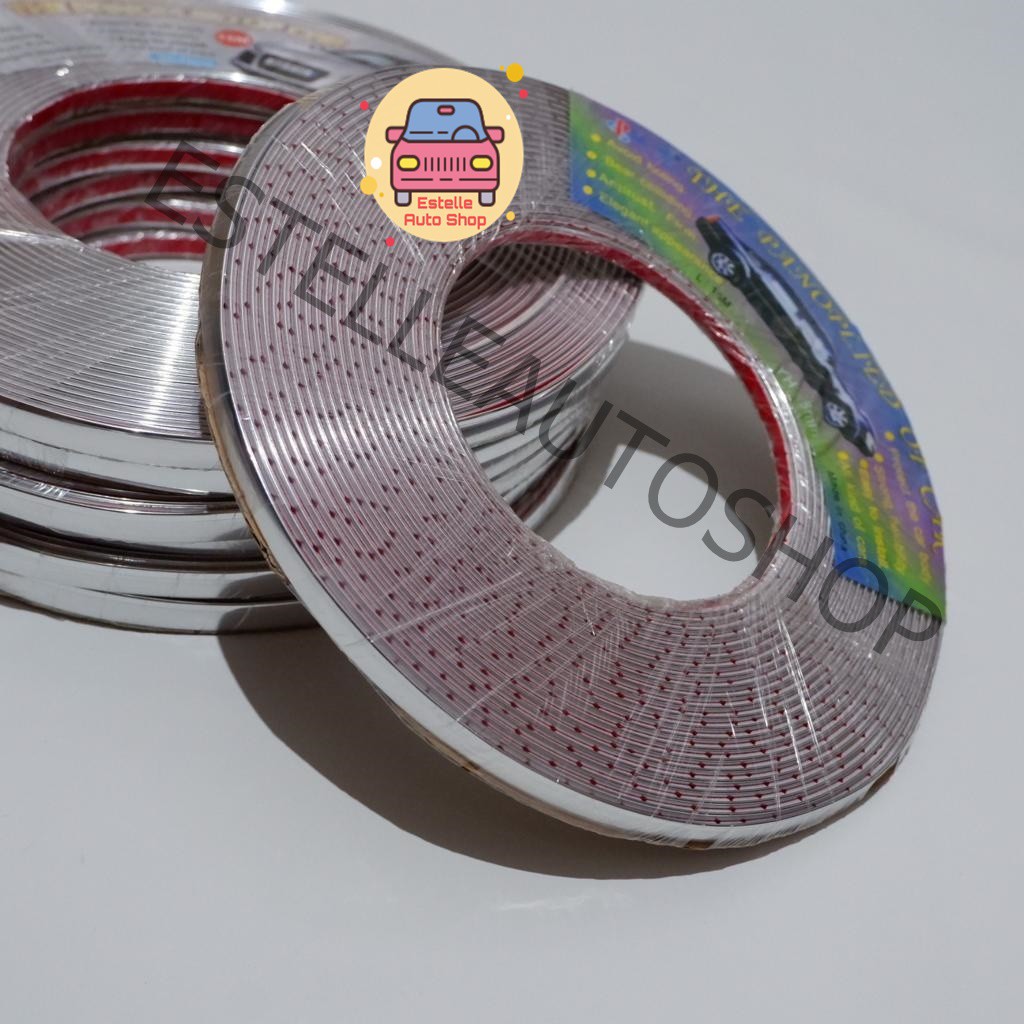 Jual LIST CHROME - LIST MOULDING BUMPER MOBIL 8MM | Shopee Indonesia