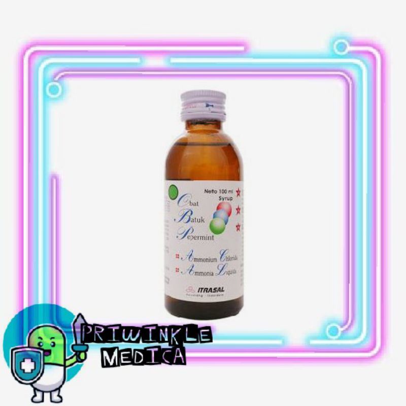 Jual itrasal OBH OBP obat batuk hitam putih berdahak 100ml 100 ml ...