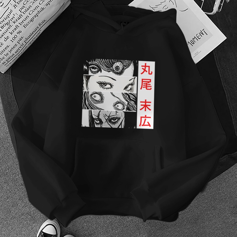 Jual JAKET HOODIE HORROR JUNJI ITO JAKET UNIK JAKET DISTRO HOODIE ANIME ...