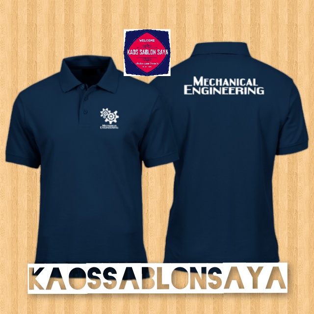 Jual POLO SHIRT KAOS KERAH MECHANICAL ENGINEERING V.2 KAOS KERAH TEKNIK ...