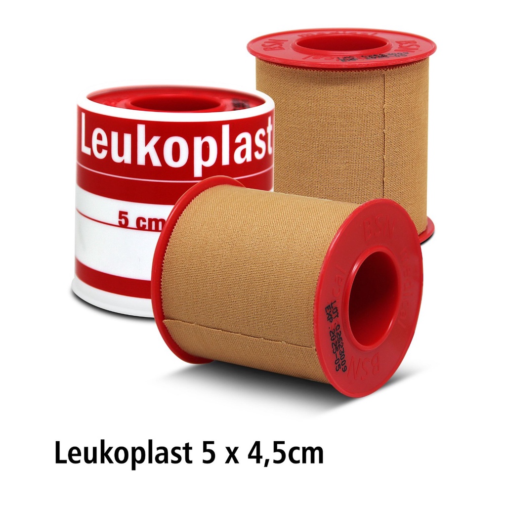 Jual Plester Kain Leukoplast 5cm x 4,5m 1624 BSN | Shopee Indonesia