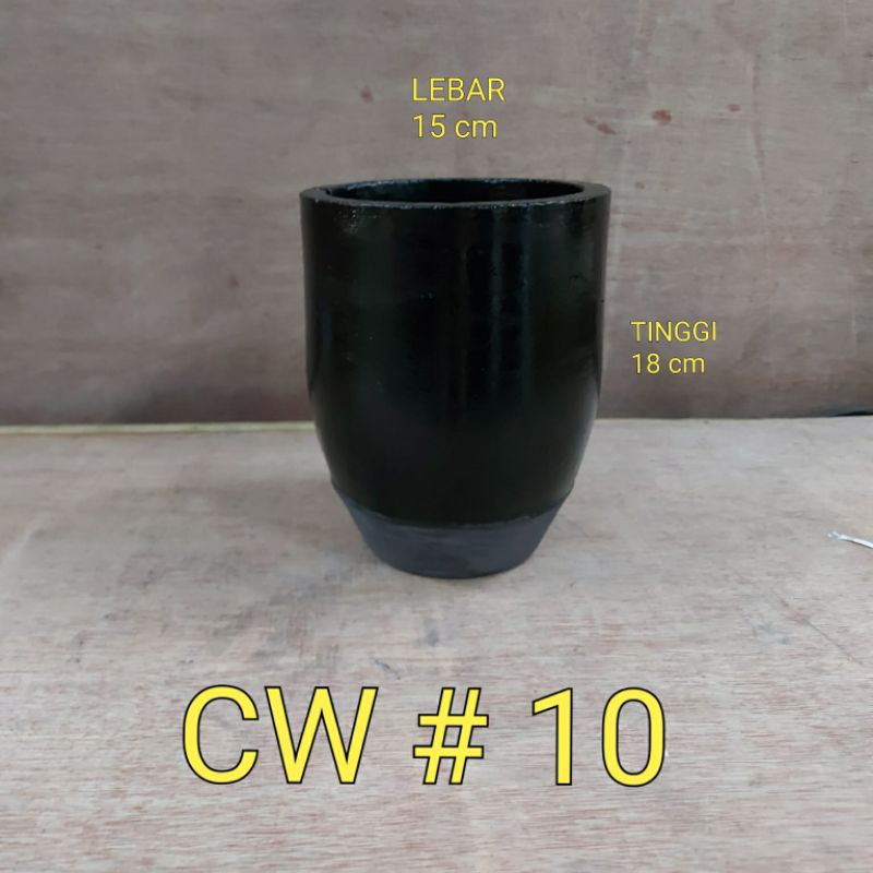 Jual Crucible grafid kowi untuk lebur emas tembaga kuningan ukuran 10kg ...