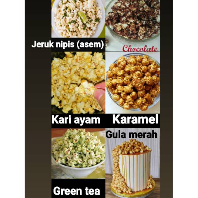 Jual Pop corn / popcorn jeruk nipis / popcorn karamel / popcorn coklat ...