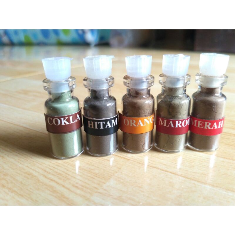 Jual 3ML Kutek Kitek Pacar bubuk muslimah henna arab original halal sah ...