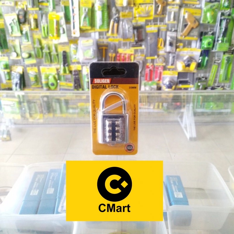 Jual GEMBOK PIN PASSWORD CJSJ 8 NUMBER PADLOCK COMBINATION LOCK NOMOR ...