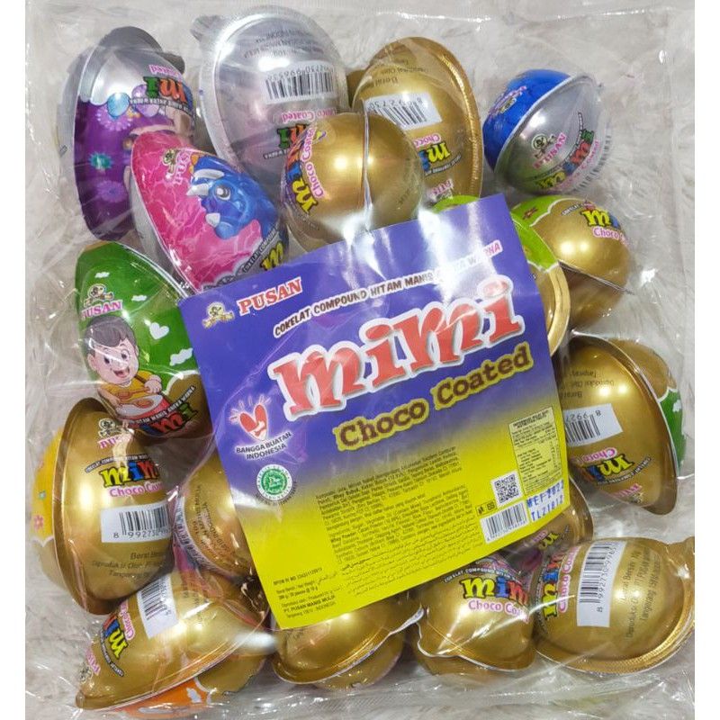 Jual PUSAN MIMI COKLAT TELUR 1 PACK ISI 20 PCS | Shopee Indonesia