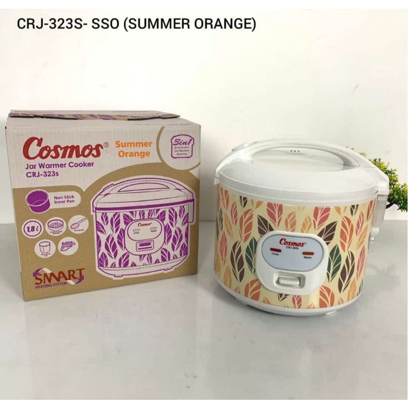 Jual Penanak Nasi Serbaguna 1.8 Liter Cosmos CRJ-323S SSV / magicom ...