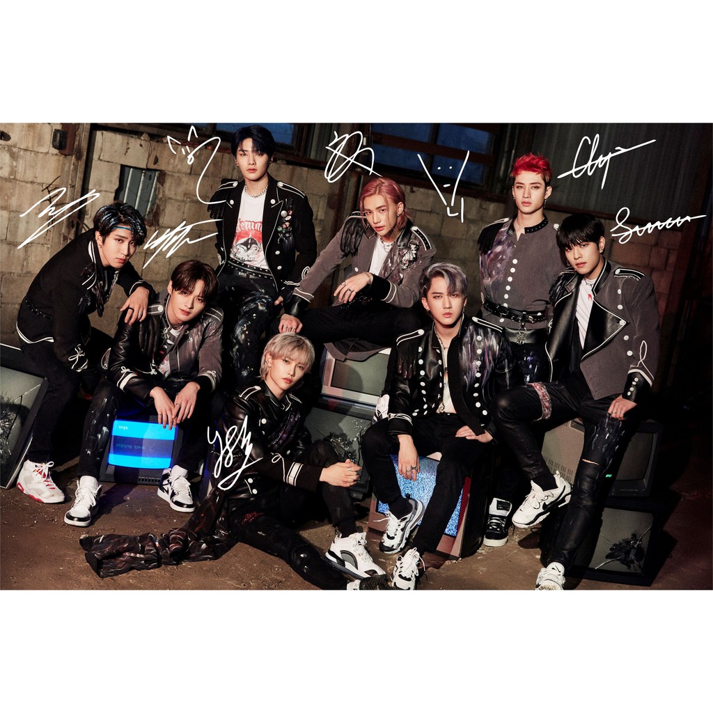 Jual POSTER STRAYKIDS DENGAN TANDA TANGAN POSTER STRAY KIDS UKURAN A3 ...