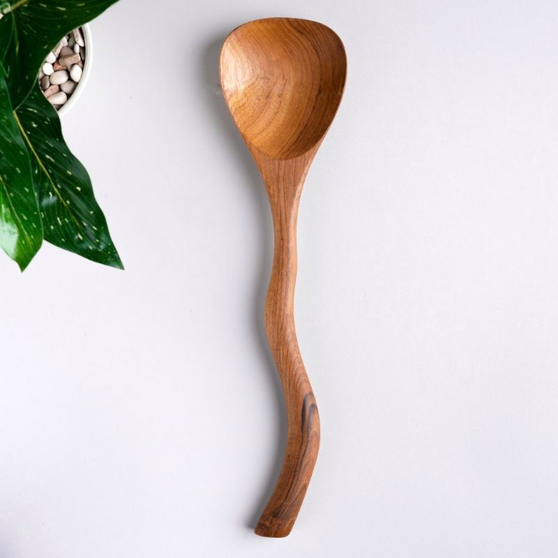 Jual Sendok Sutil Kayu / Spatula Kayu Jati Bahan Alami Food Grade ...