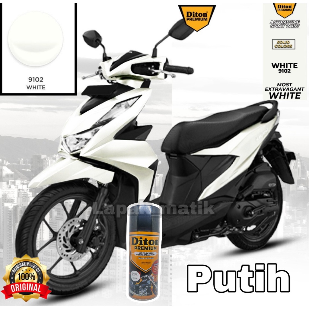 Jual Pilok DITON PREMIUM Putih WHITE 9102 400ml | Shopee Indonesia