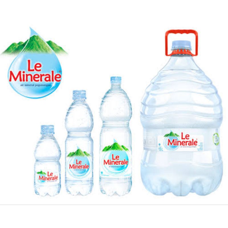 Jual Air Mineral Le Minerale 330ml / 600ml Karton / Galon 15 L | Shopee ...