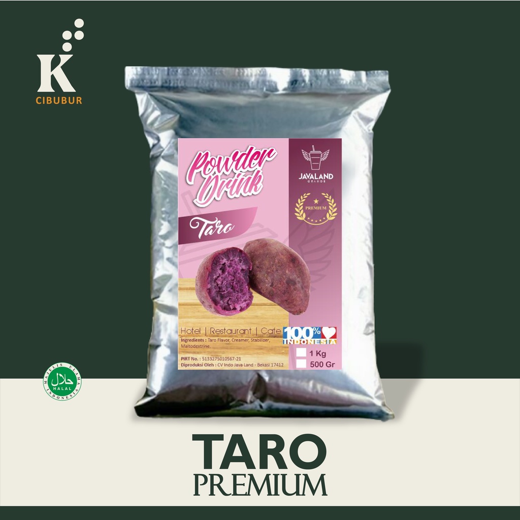 Jual Taro PREMIUM Bubuk Minuman Powder drink original Java land 1kg ...