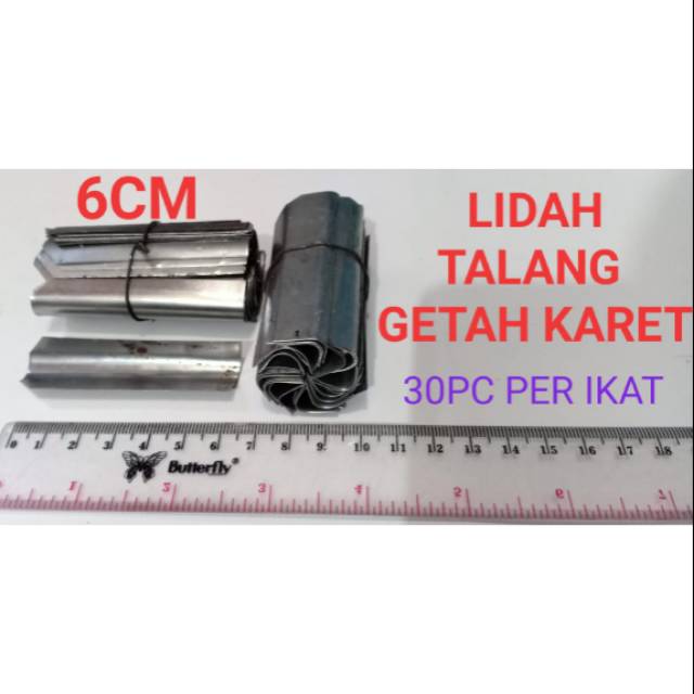 Jual LIDAH GETAH KARET TALANG SADAP GETAH KARET 6CM 1 IKAT 30PC SADAP ...