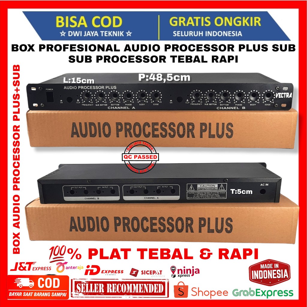 Jual BOX PROFESIONAL AUDIO PROCESSOR PLUS SUB SUB PROCESSOR TEBAL RAPI ...