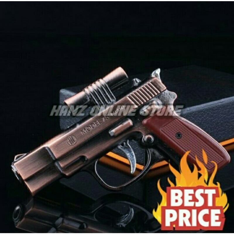Jual Cod Korek Api Bara gas Pistol Laser Model M75 | Shopee Indonesia