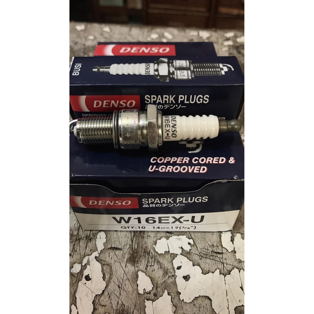 Jual BUSI DENSO W16EXR-U KIJANG CARRY KUDA SPARK PLUGS MURAH | Shopee Indonesia