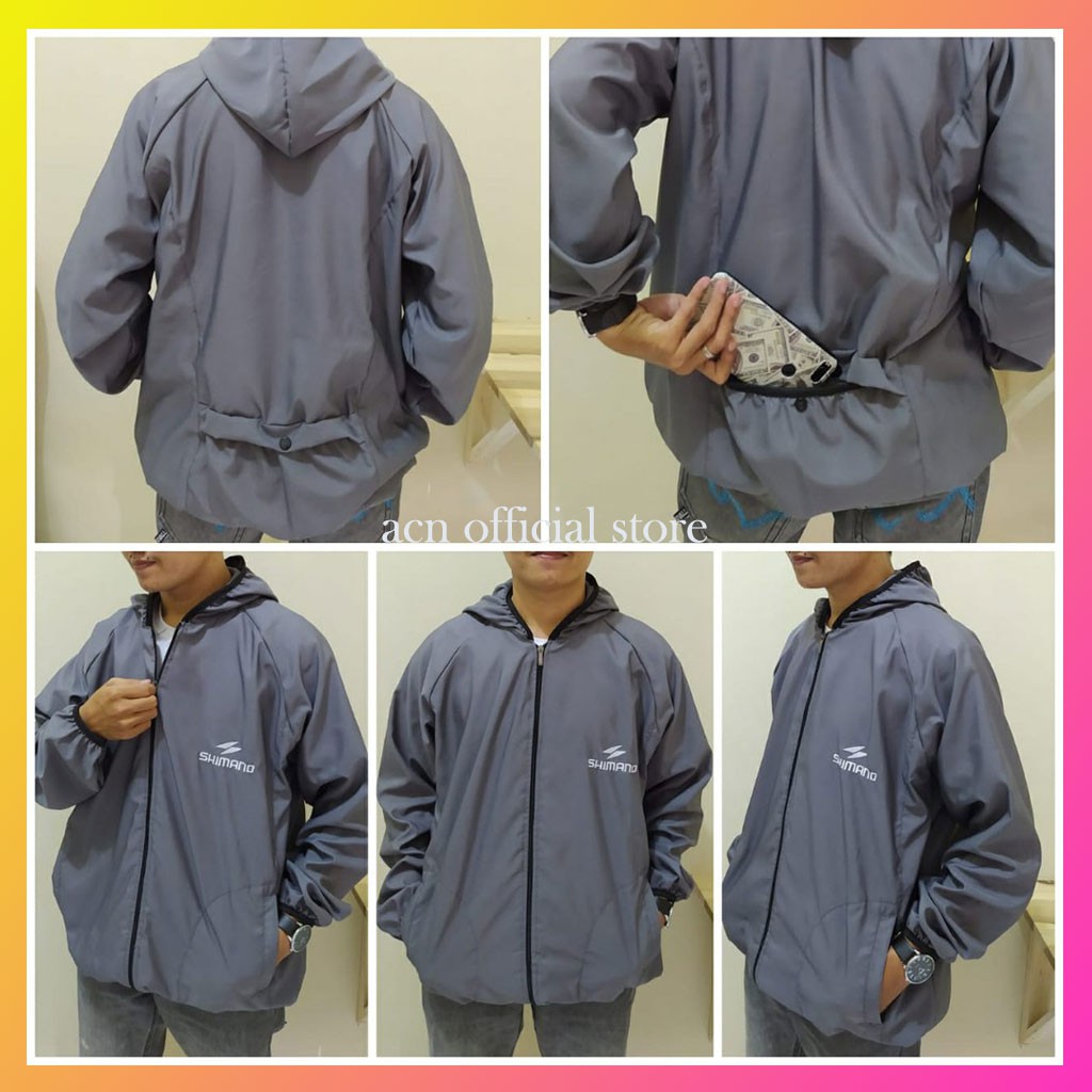 Jual Jaket Jogging Pria Wanita Jumbo Bahan Parasut Sauna Olahraga Lari ...