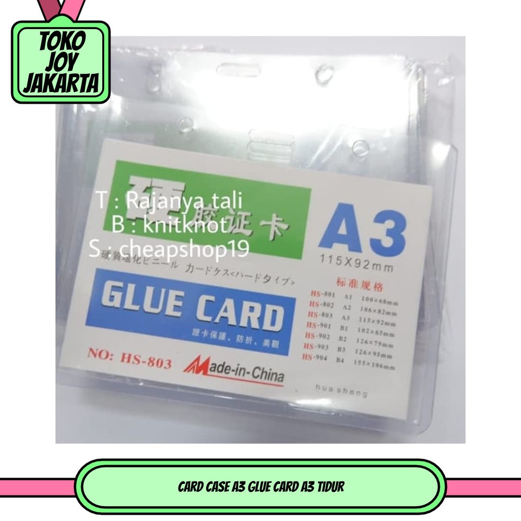 Jual card case a3 glue card a3 tidur | Shopee Indonesia