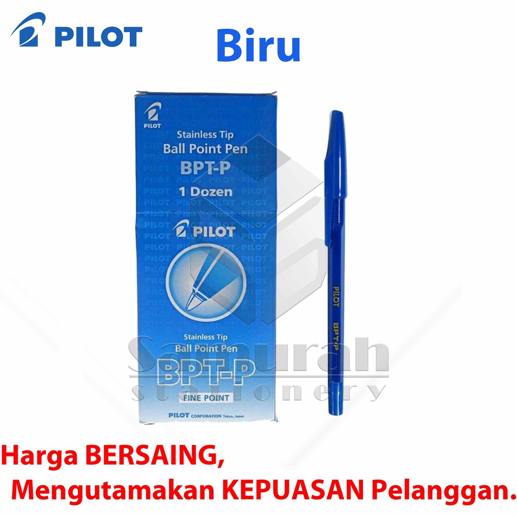Jual Ballpoint Pilot BPT-P Fine Point / Pulpen BPTP Asli Original / Pen ...