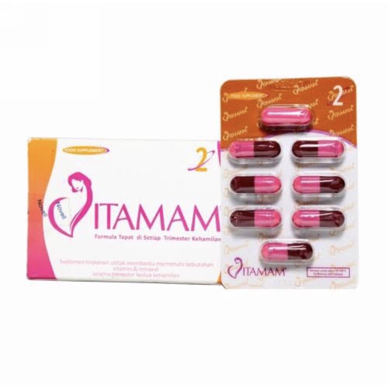 Jual Vitamam 2 box 28 kapsul ( nutrisi lengkap ibu hamil trimester 2 ...