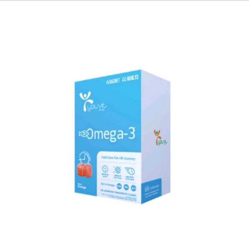 Jual Youvit Gummy Omega - 3 Dewasa 6 Sachet Isi 42 Gummy | Shopee Indonesia