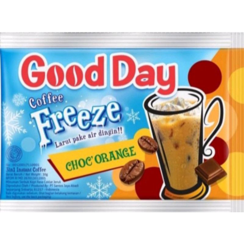Jual good day freeze choc'orange | Shopee Indonesia