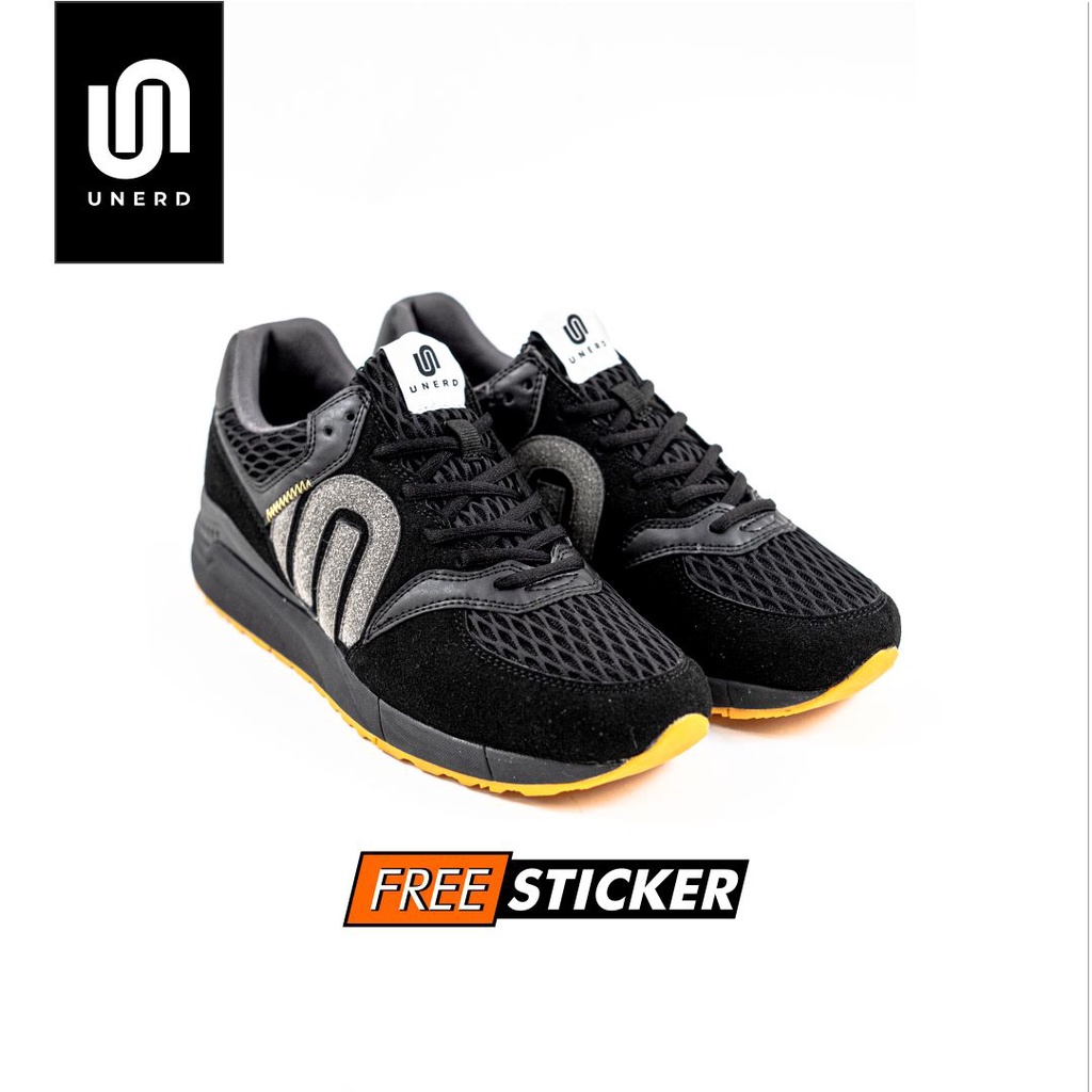 Jual Unerd DHIGH Jett Black | Sepatu Sneakers Casual Pria | Shopee ...