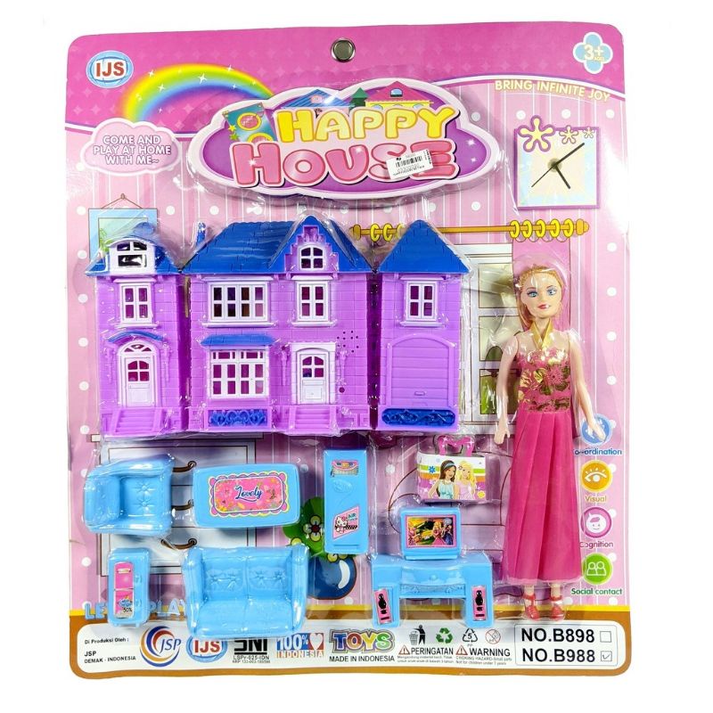 Jual MAINAN HAPPY HOUSE SET / MAINAN RUMAH-RUMAHAN | Shopee Indonesia