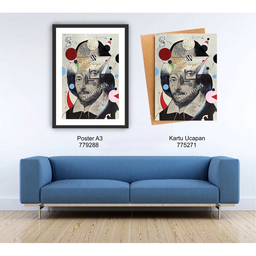 Jual Poster 88 / Poster Bingkai / Kartu Ucapan / Surealism / JV / 1515 ...