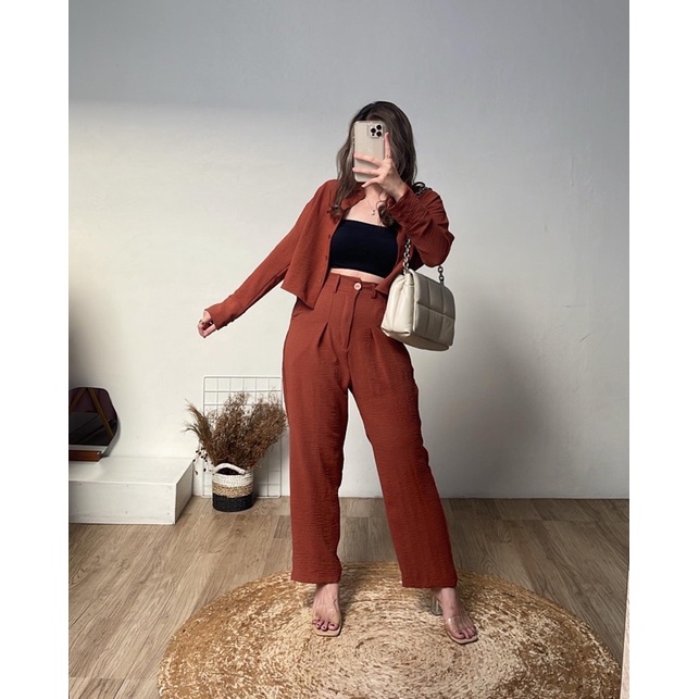 Jual Lux Set | Fashion Set Basic Atasan dan Bawahan Wanita | Nyaman ...