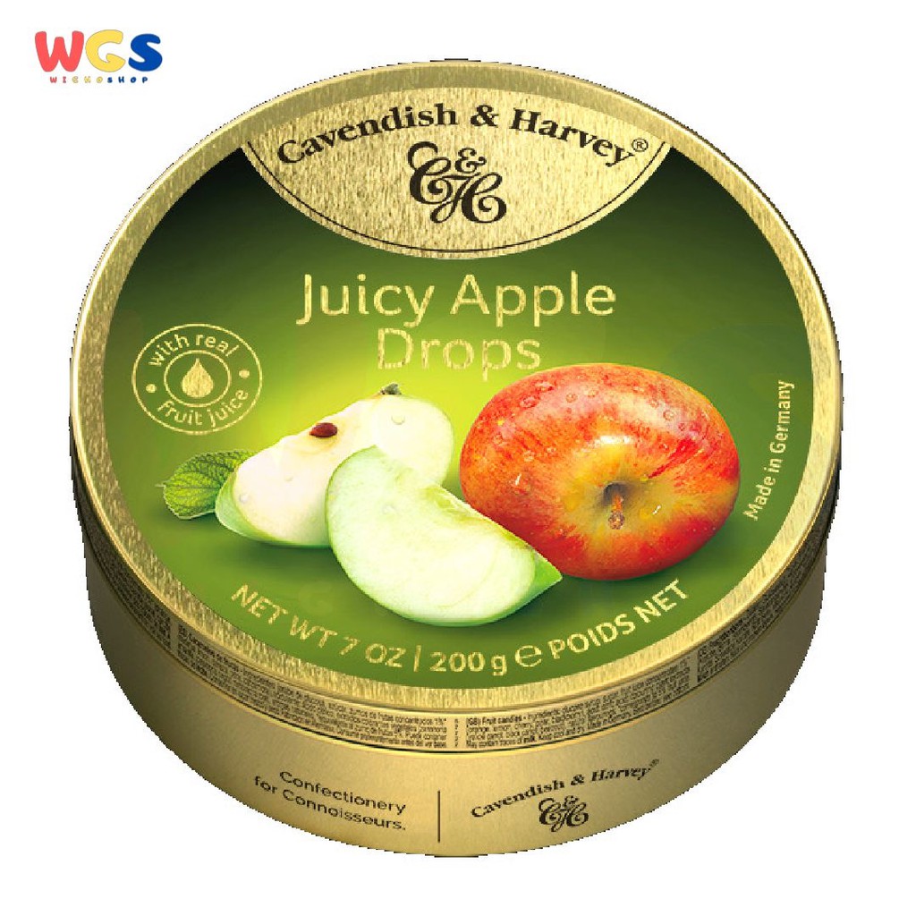 Jual Permen Cavendish & Harvey Apple Juicy Drops Candy 200g | Shopee ...