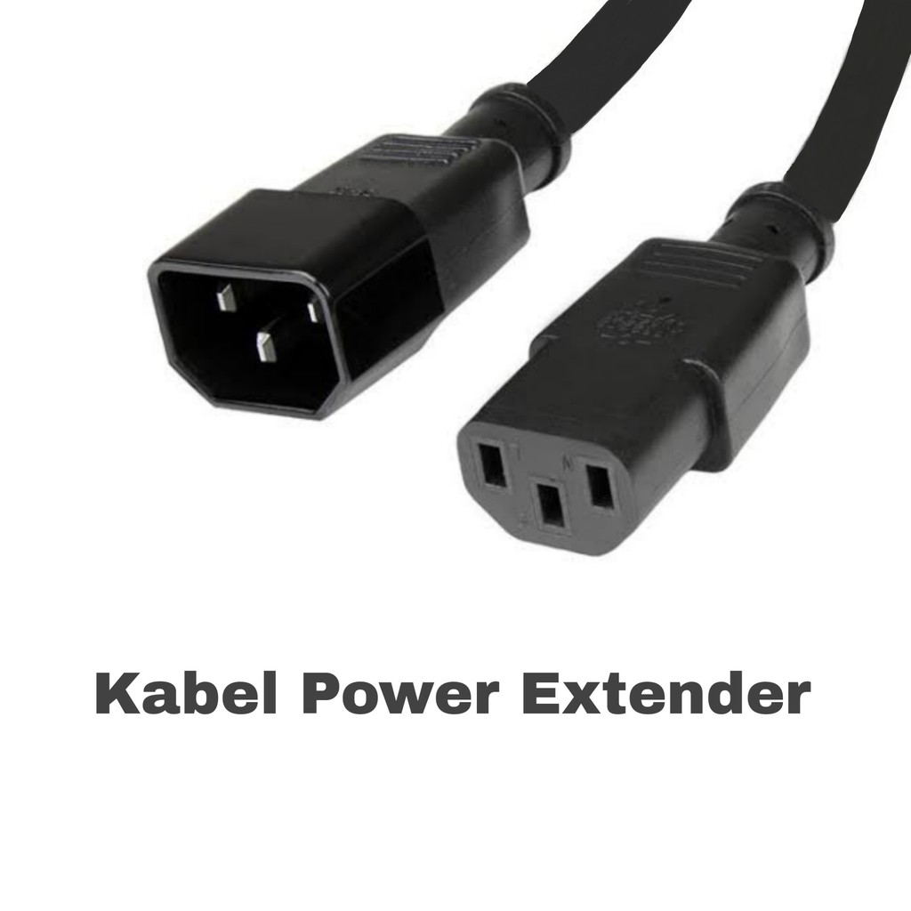 Jual Kabel Power Extender - Penyambung - Hitam | Shopee Indonesia