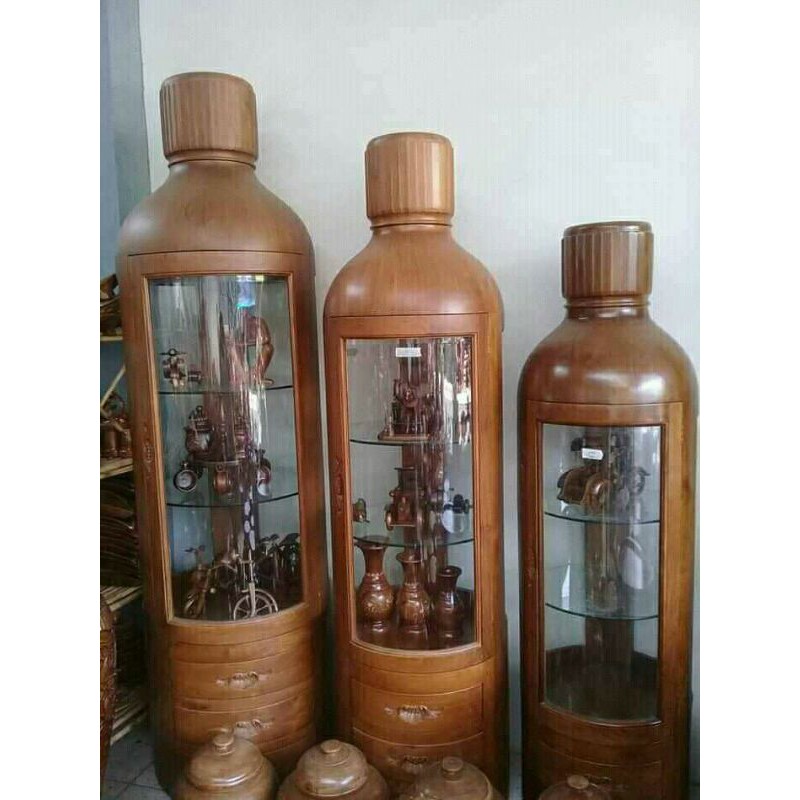 Jual lemari botol lemari pajang hias botol | Shopee Indonesia