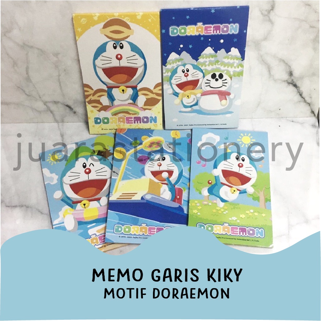Jual 173- Memo Garis Kiky Doraemon / Buku Garis Catatan Kecil Kantong ...