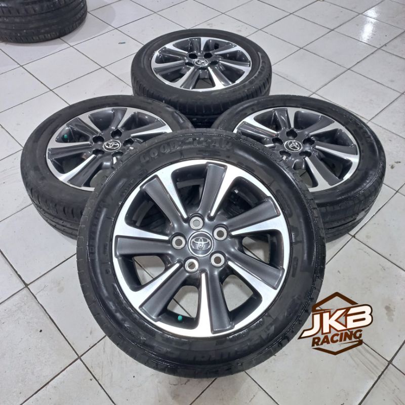 Jual VELG SECOND ORIGINAL COPOTAN VOXY R16 LUBANG 5X114 + BAN 205/55 ...
