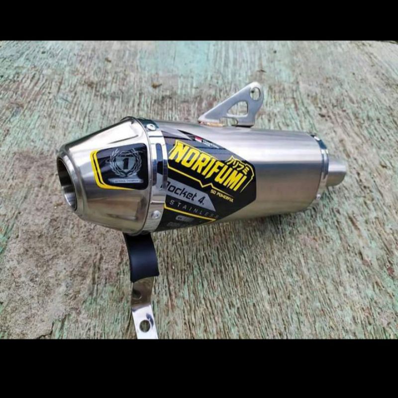Jual KNALPOT CRF NORIFUMI ROCKET 4 KLX D-TRACKER WR155 | Shopee Indonesia