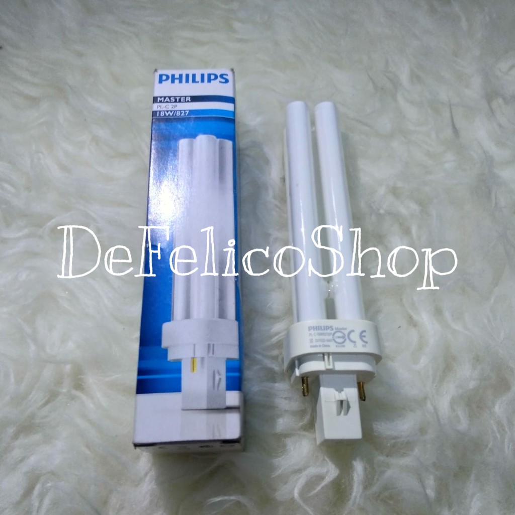 Jual LAMPU PHILIPS MASTER PL-C PLC PL C 2P 2 P 18W 18 WATT 18 W 827 Kuning CUCI GUDANG PROMO ...